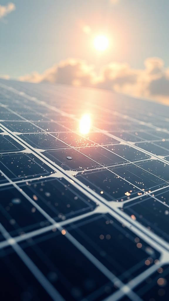 Self-Cleaning Nanotechnology For Solar Panel Surfaces